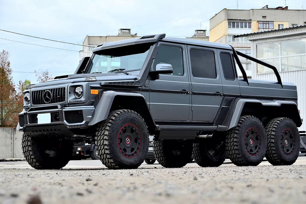 Mercedes G 55 AMG 6x6 (2003): Akselit sotilas-Volvosta - valmistettiin ...